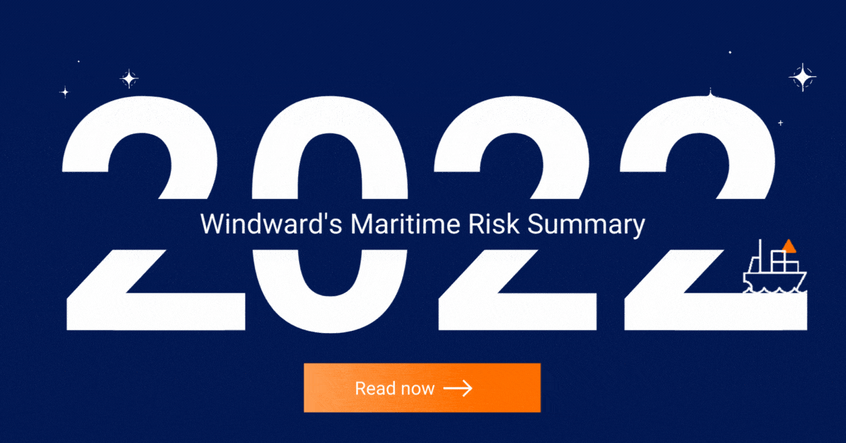 Windward's 2022 maritime risk summary infographic