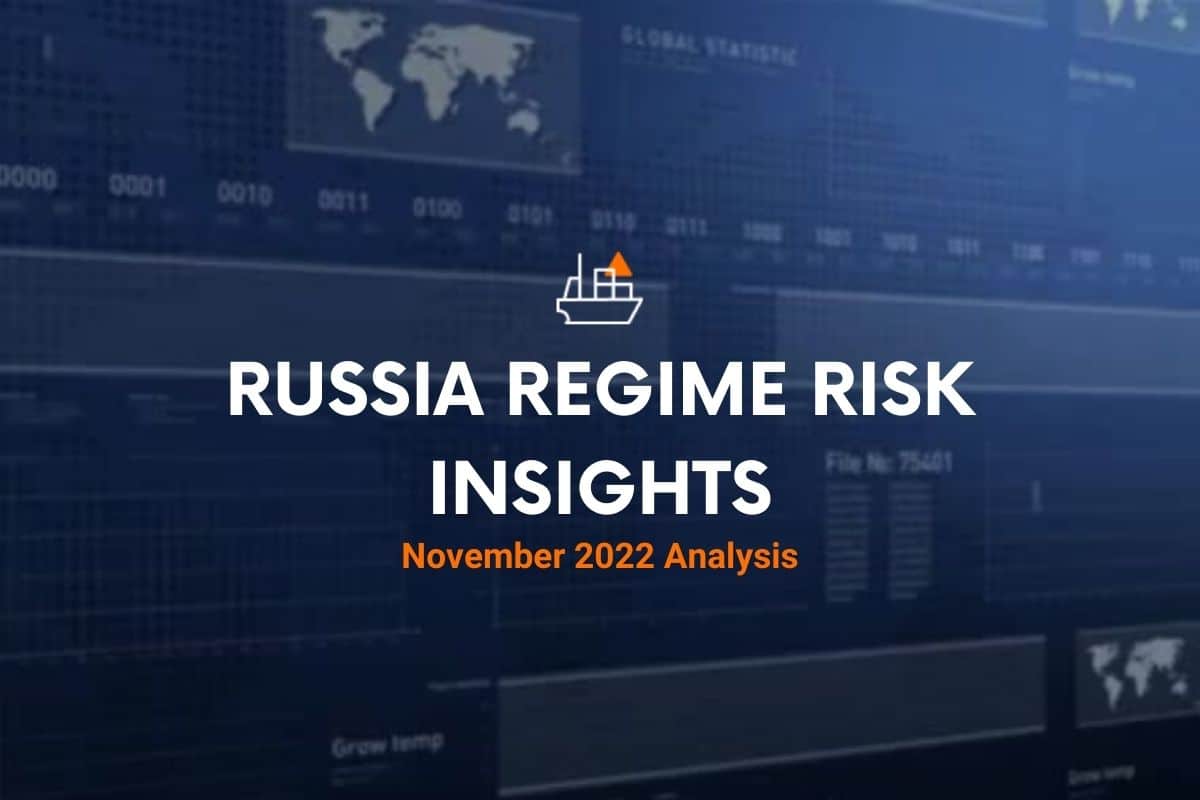 Russia Regime Risk Insights for November 2022