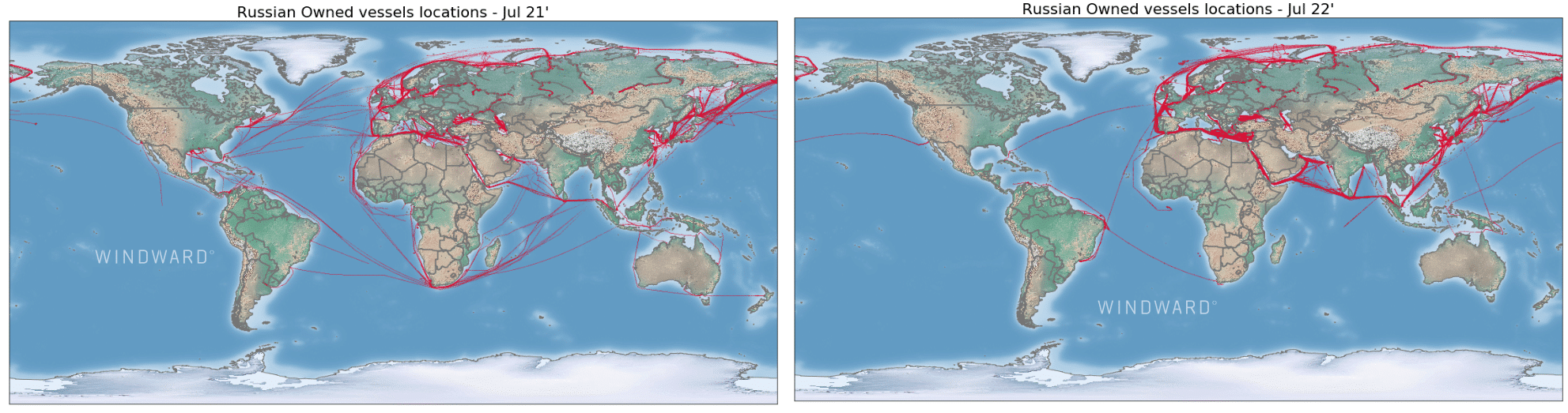 What Russia’s War Did to Port Calls and Trade Flows…