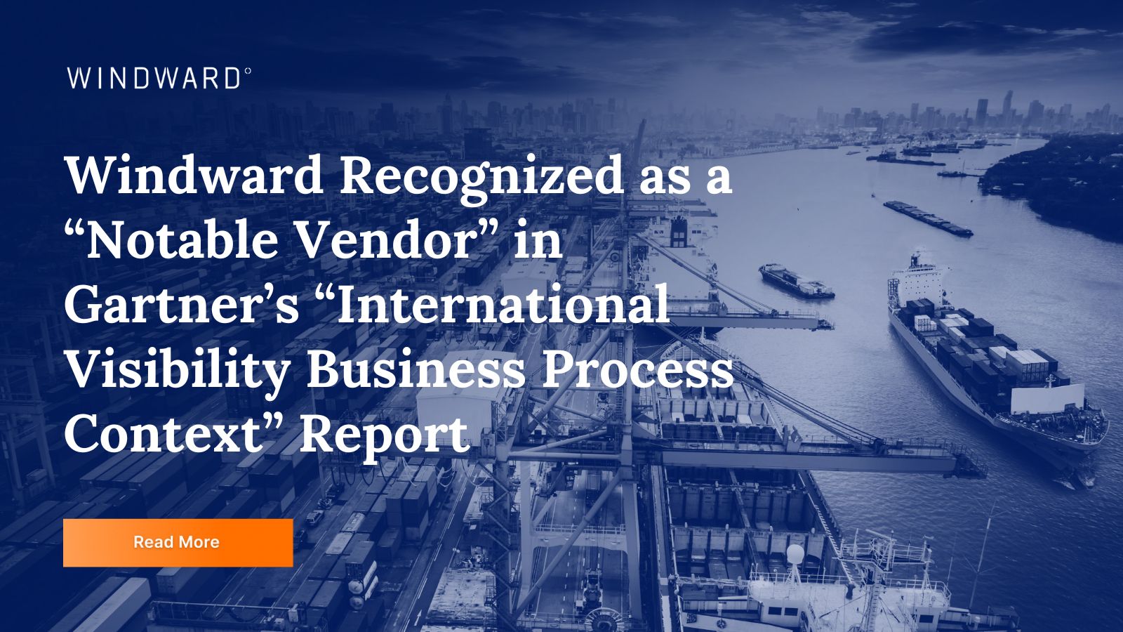 Windward Named "Notable Vendor" in Gartner's Report