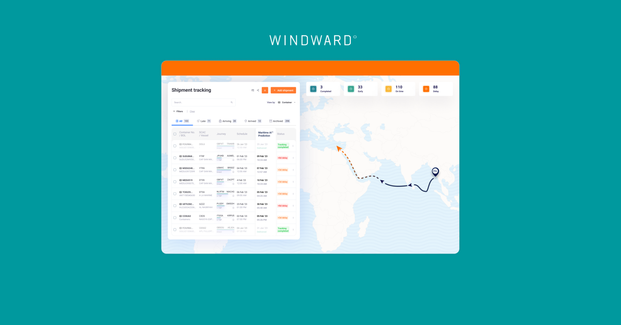 Improve Container Tracking Accuracy with Maritime AI™