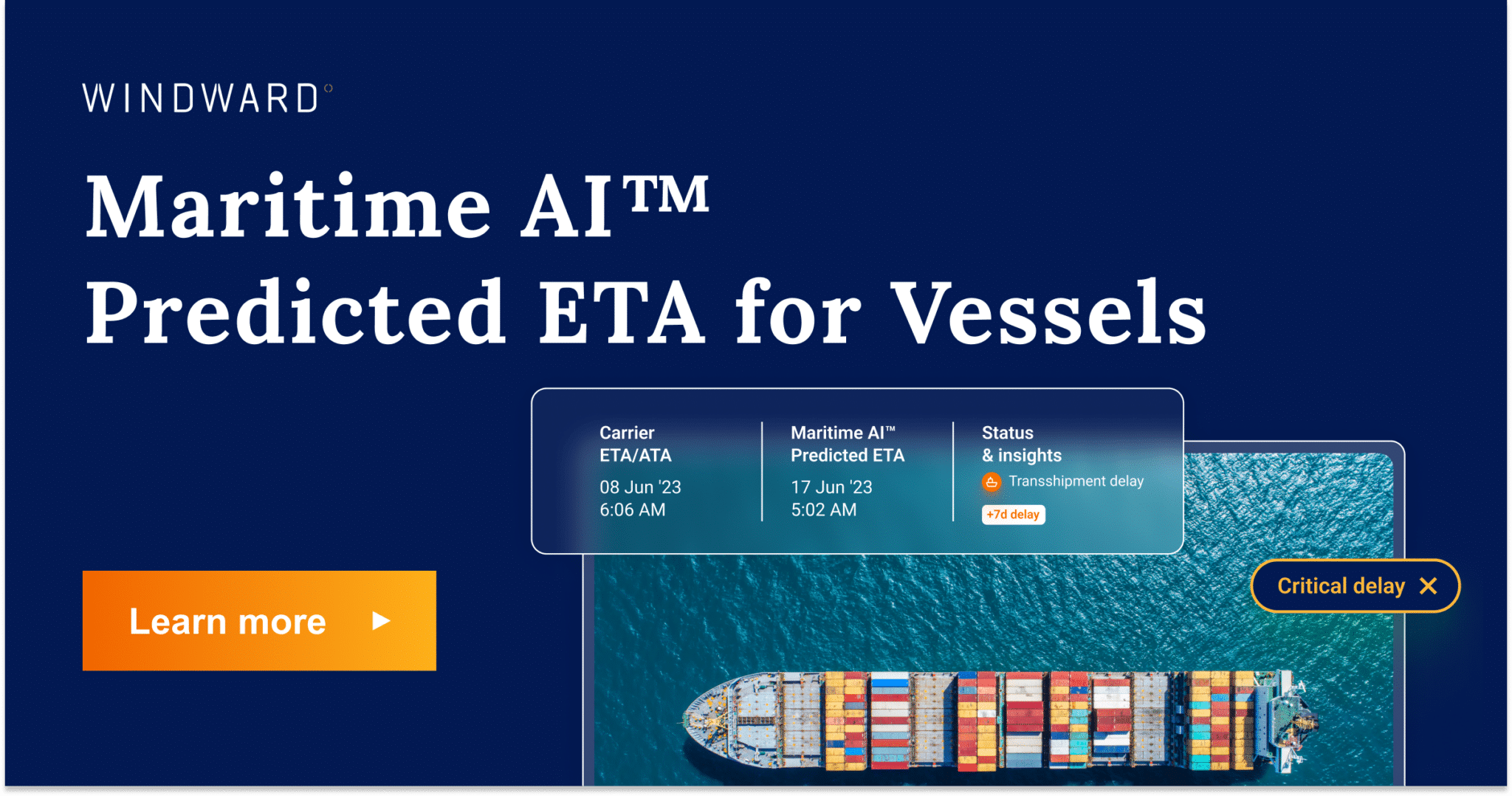 Optimize shipment operations with Windward OFV