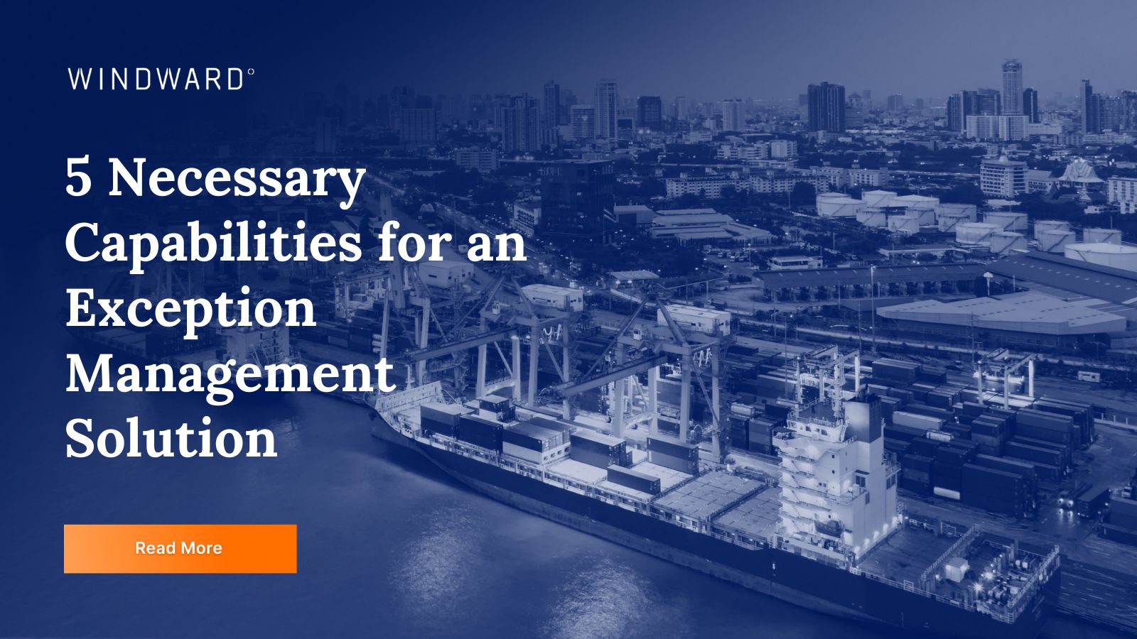 Necessary capabilities for exception management