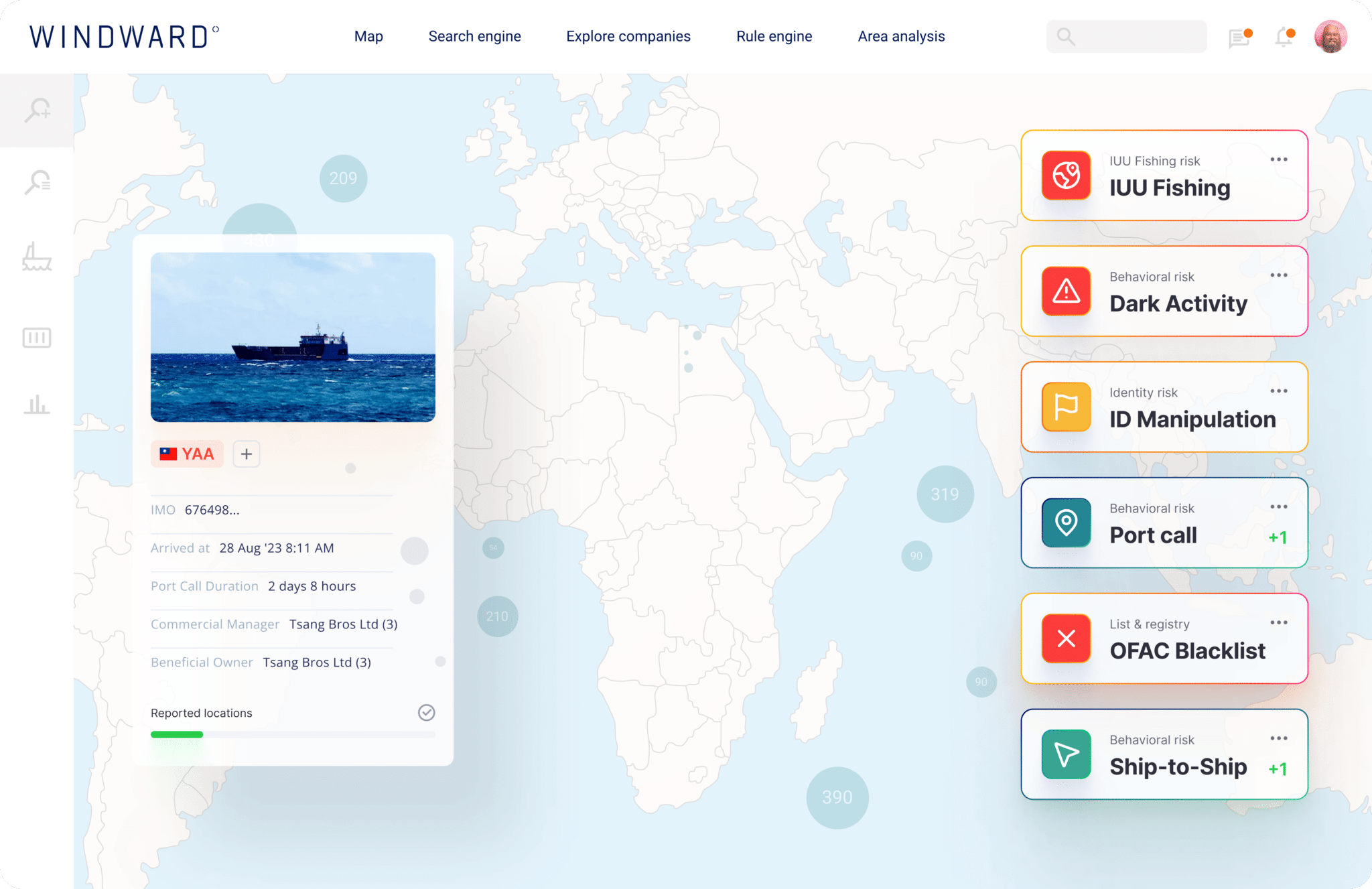 Power your organization with Maritime AI insights from Windward