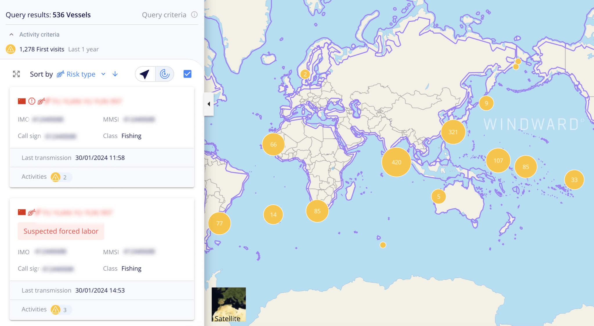 Indian Ocean high-risk vessel first visits up 145%!