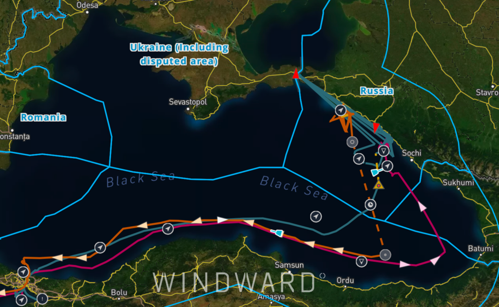 Russian Dark Fleet Tankers Seek Shelter Along Turkish Coast from Drone ...